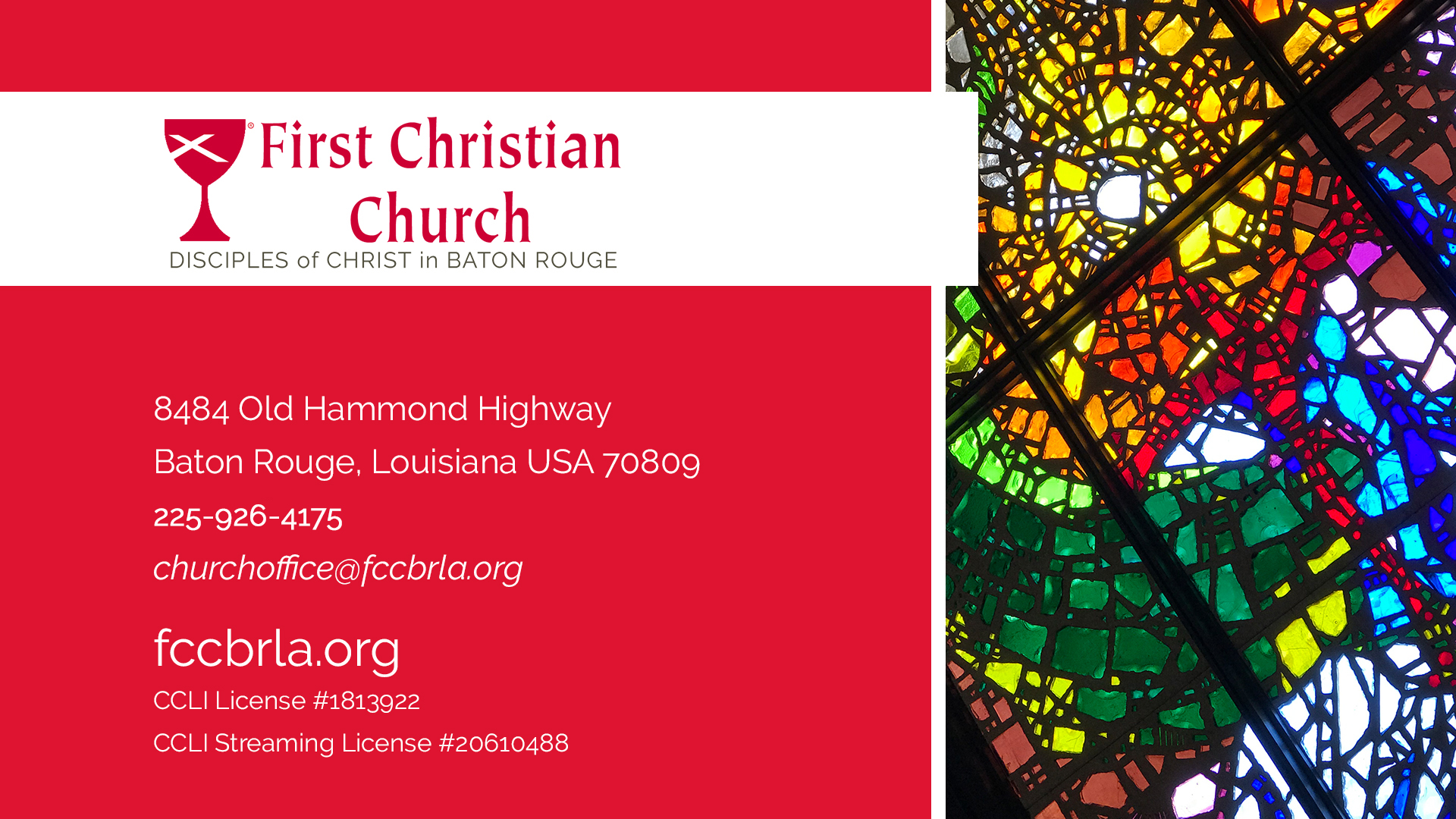 First Christian Church – Disciples of Christ – Baton Rouge | A Church ...